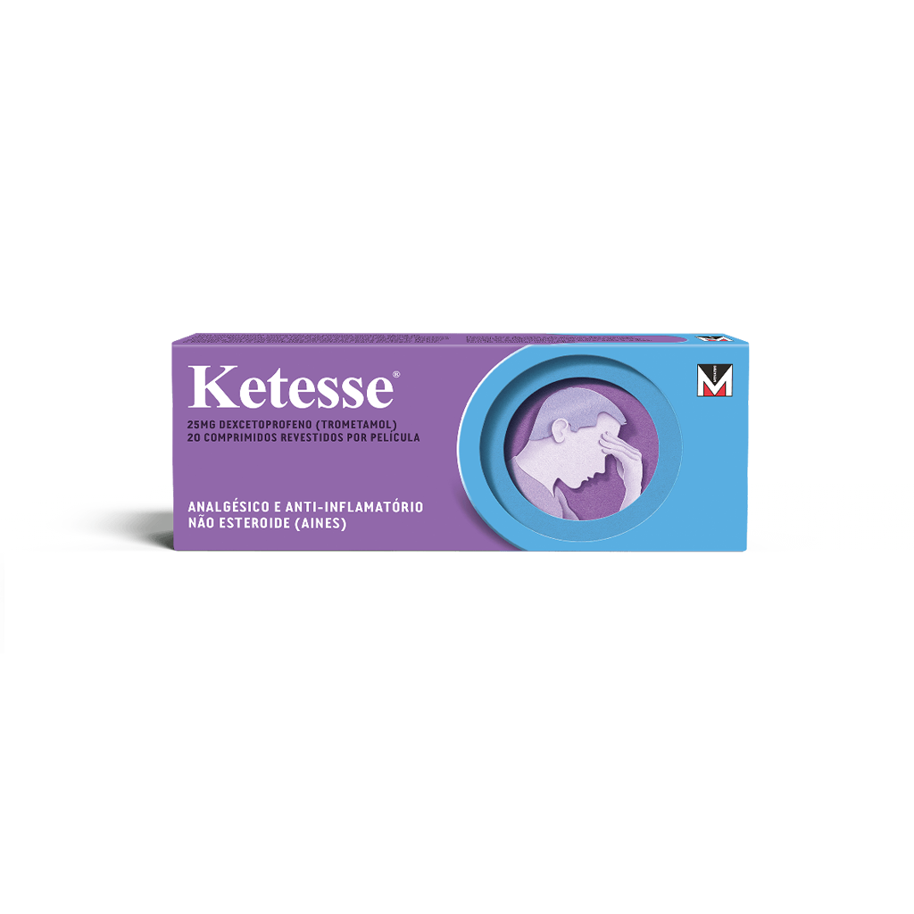 ketesse 25 mg x 20 comprimidos | Farmácia Num Clique