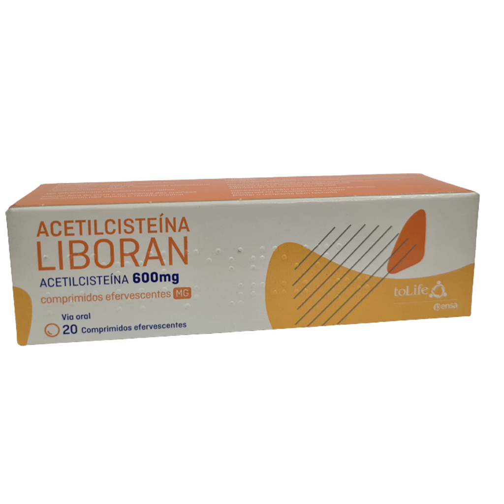 Liboran 600MG 20 Comprimidos Efervescente | Farmácia Num Clique