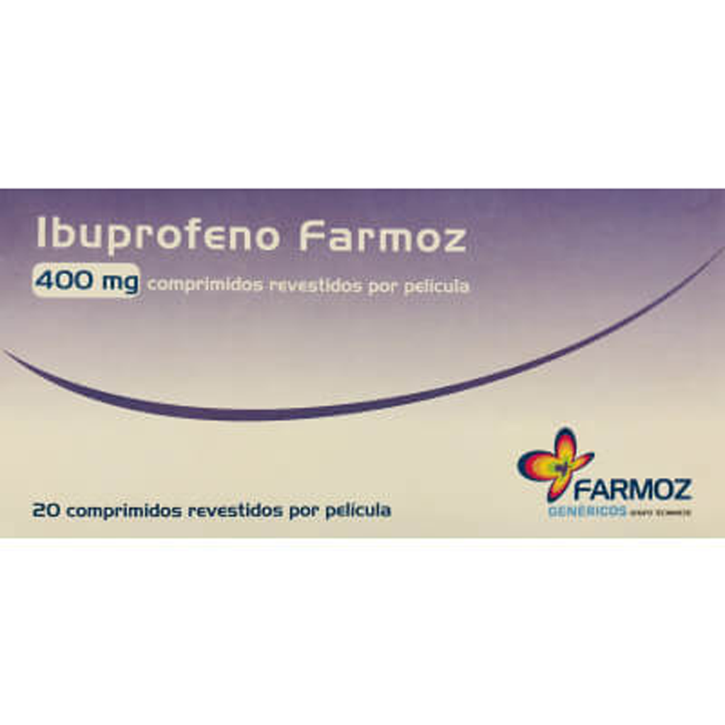 Ibuprofeno Farmoz 400 Mg 20 Comp. Revest. | Farmácia Num Clique