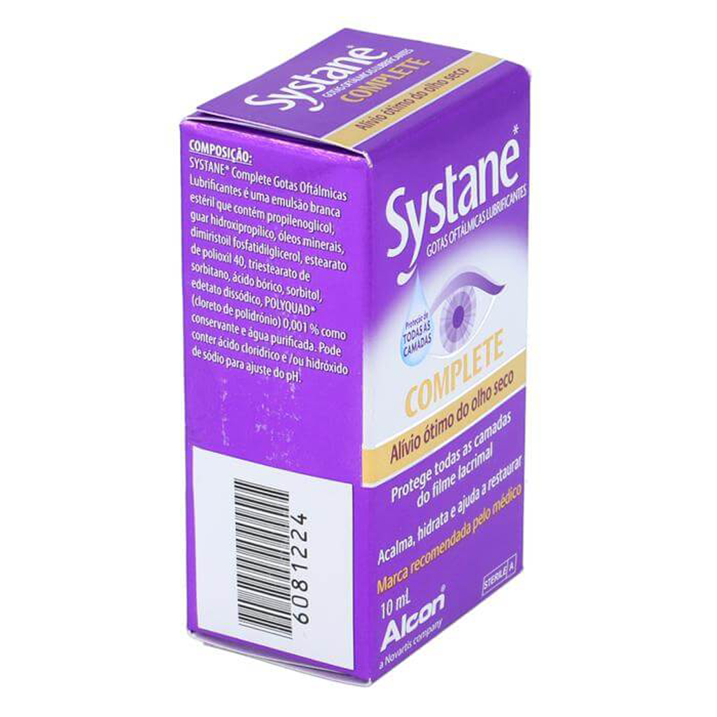 Systane Complete Gotas Oftalmicas Lubrificantes 10ml | Farmácia Num Clique