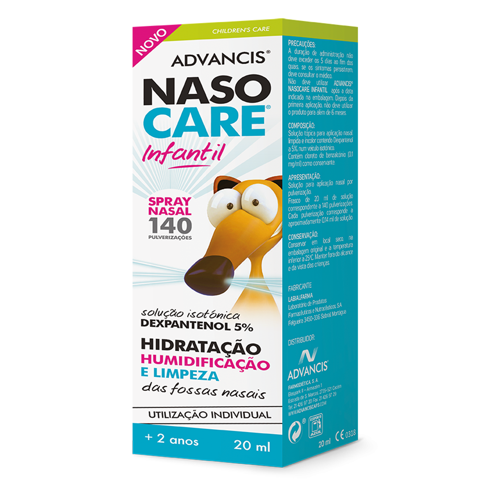 Advancis Nasocare Infantil Spray Nasal Isotonico 20ml | Farmácia Num Clique