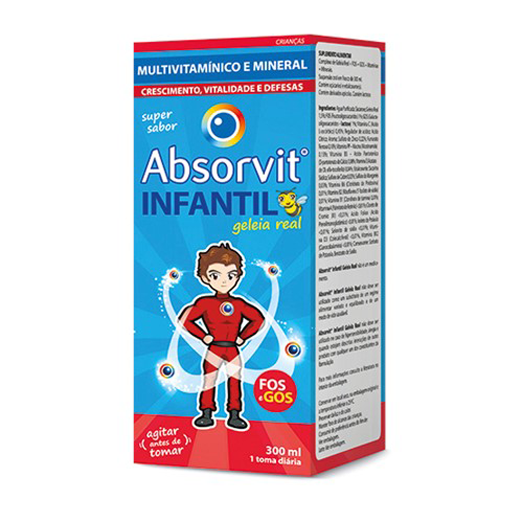 ABSORVIT INFANTIL XAR 150 ML | Farmácia Num Clique