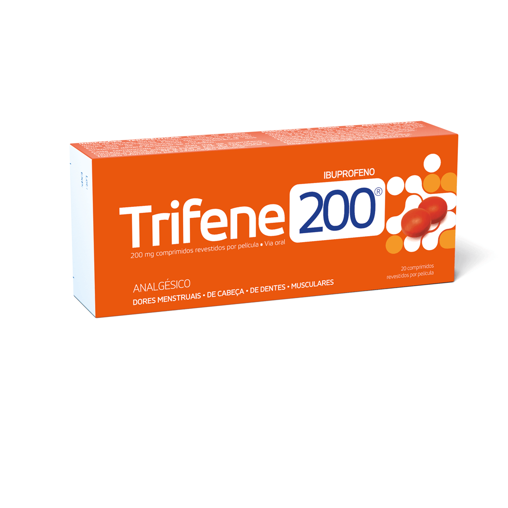 Trifene 200mg 20 Comprimidos Revestidos por Película | Farmácia Num Clique